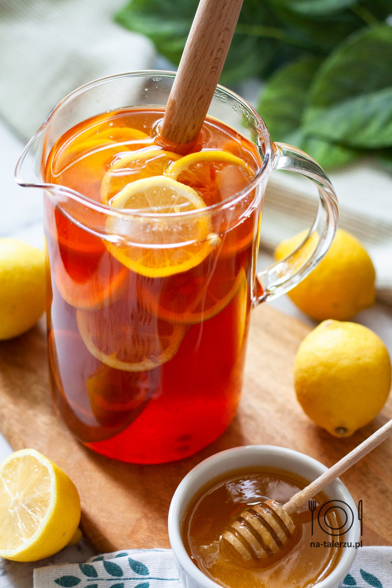 Ice tea - cytrynowa mrożona herbata