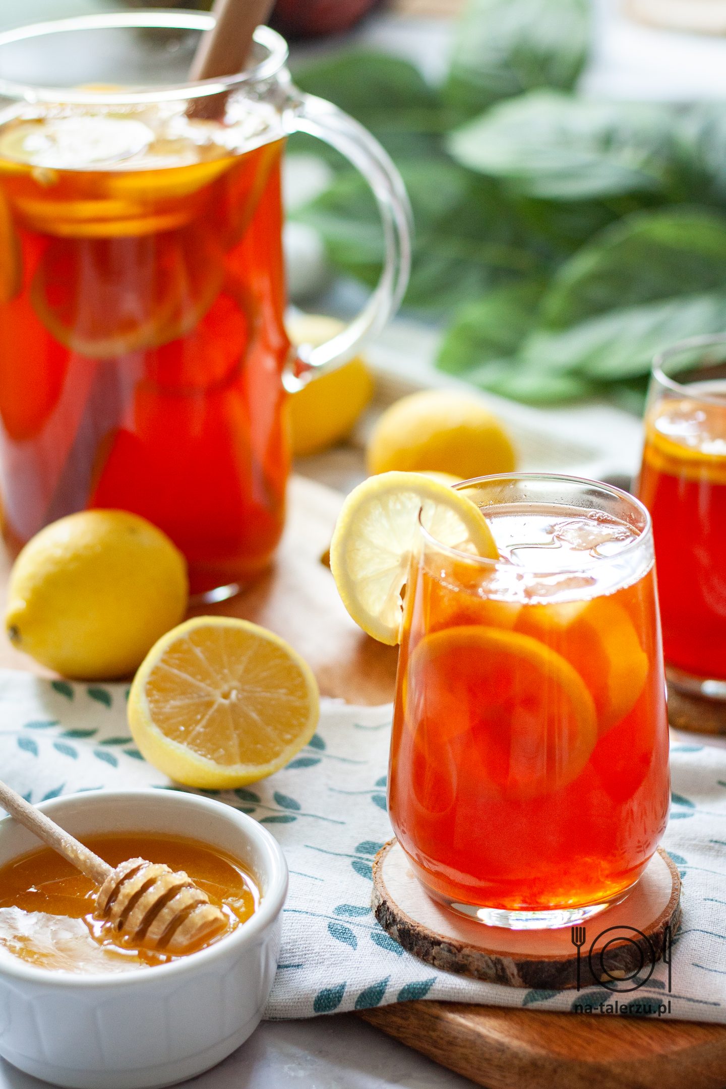 Ice tea - cytrynowa mrożona herbata