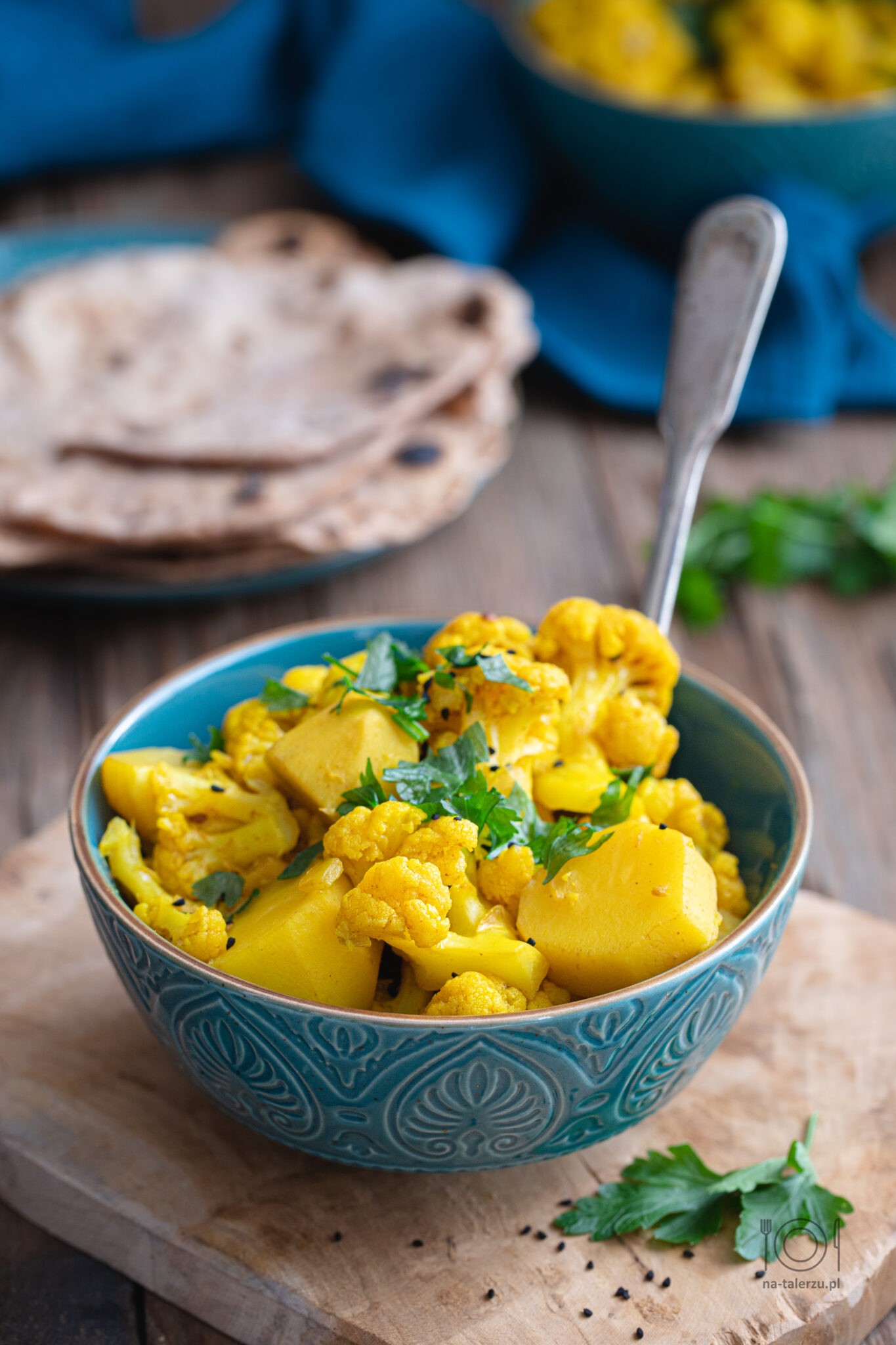 Aloo gobi. Kalafior z ziemniakami po indyjsku