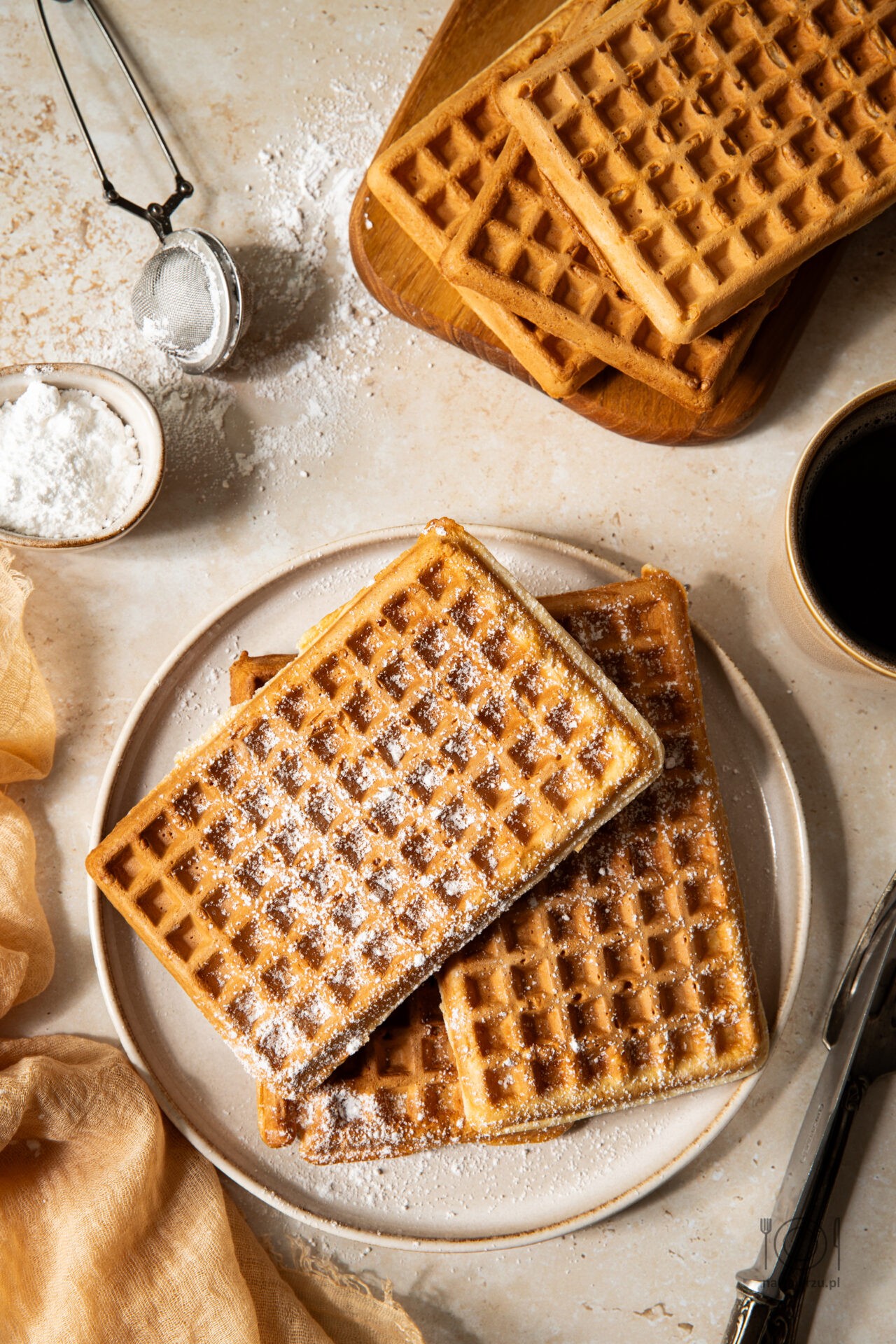 Gofry - chrupiące i puszyste