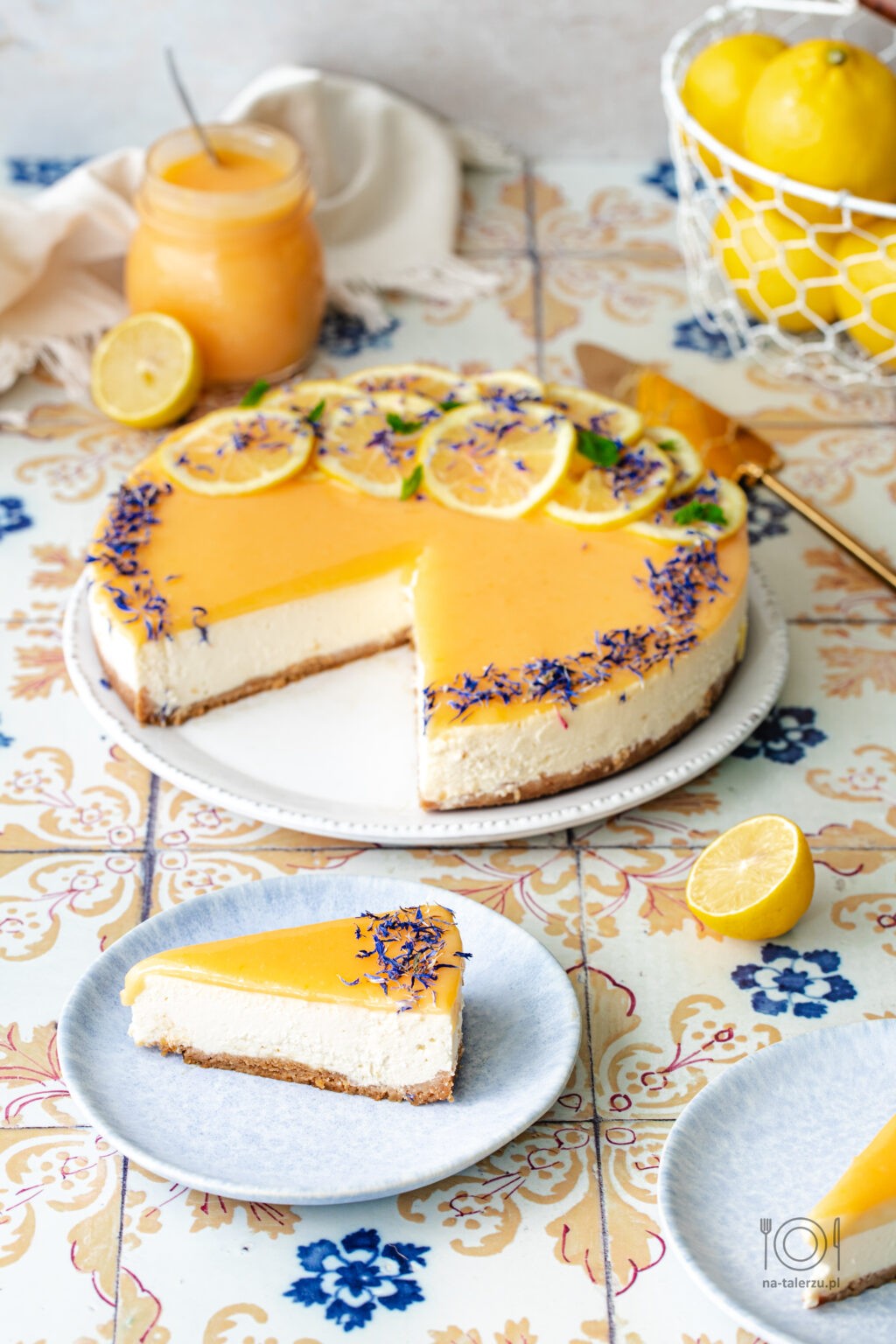 Sernik cytrynowy z lemon curd