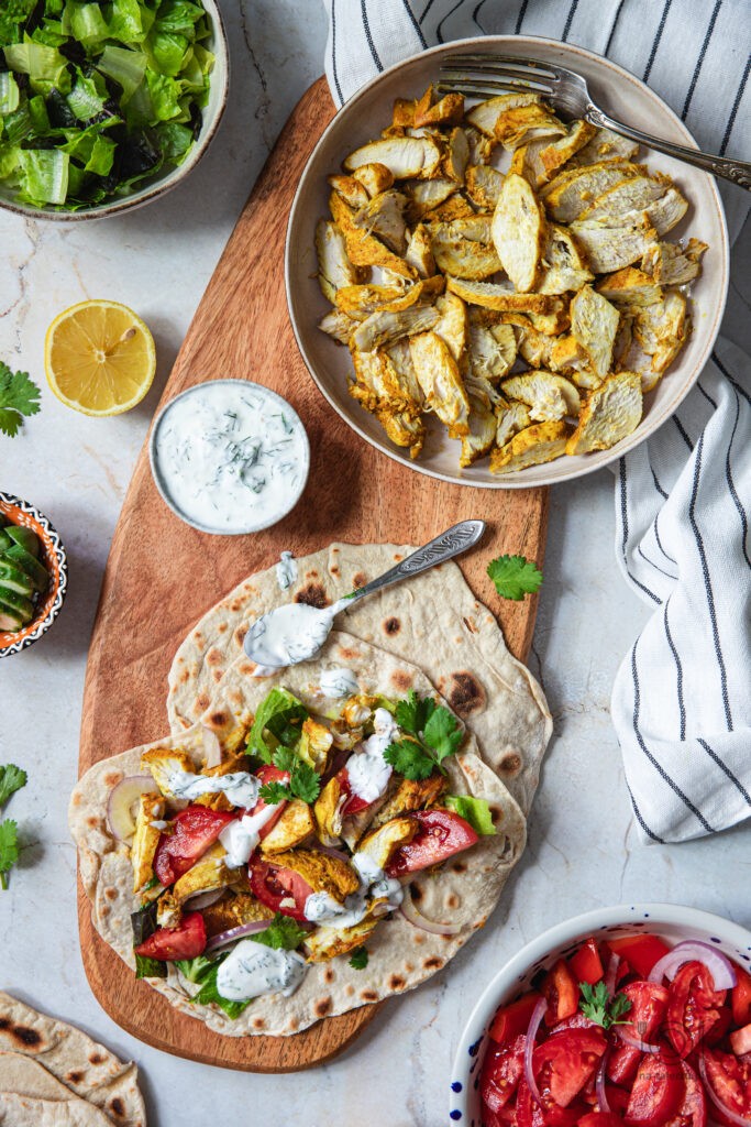 Shoarma z kurczaka z piekarnika