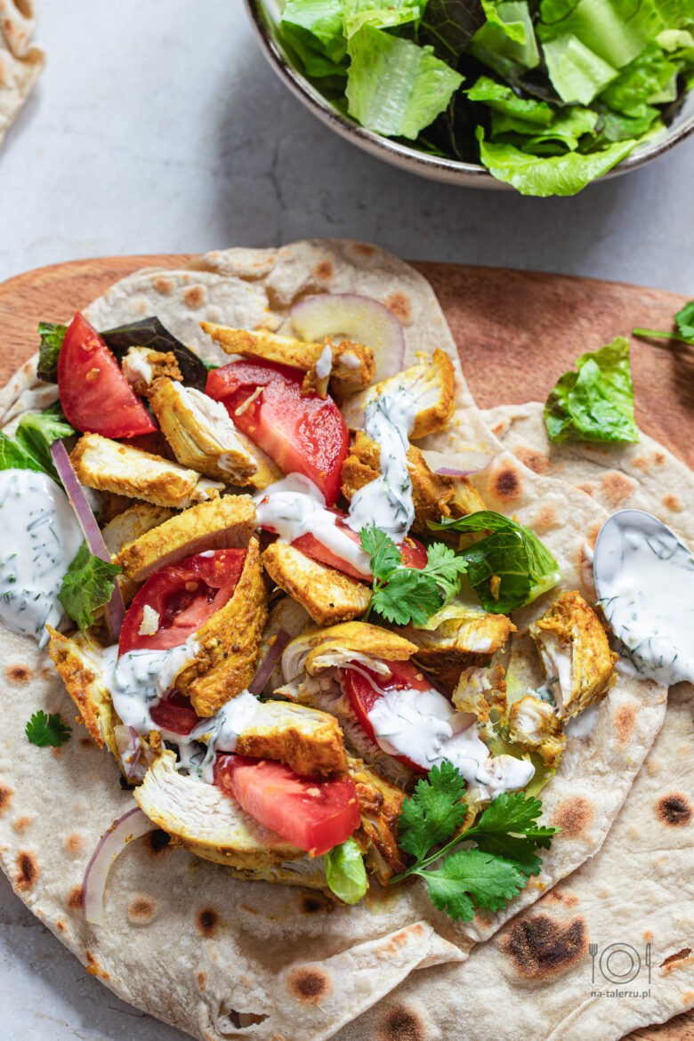 Shoarma z kurczaka z piekarnika