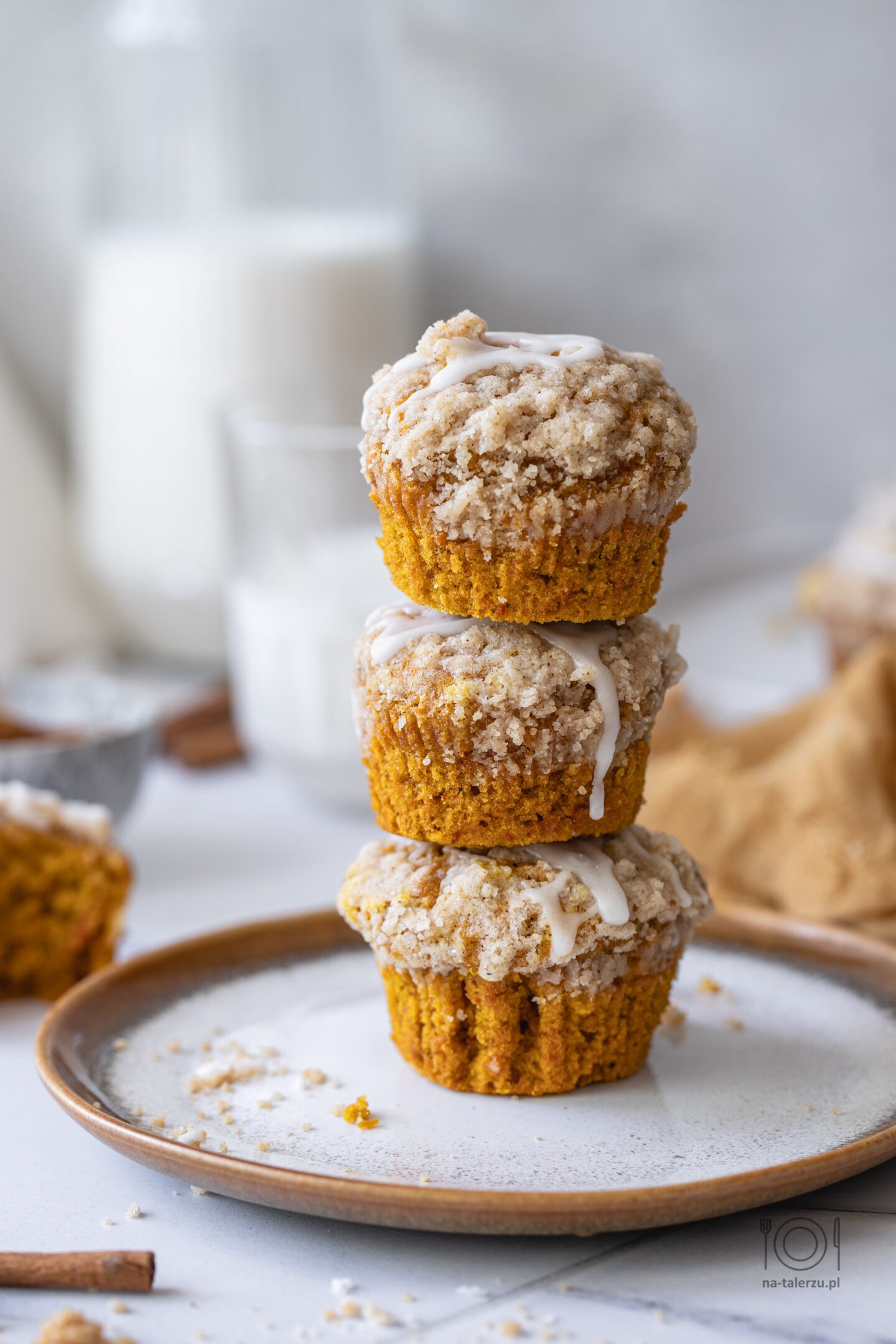 Muffinki dyniowe z kruszonką