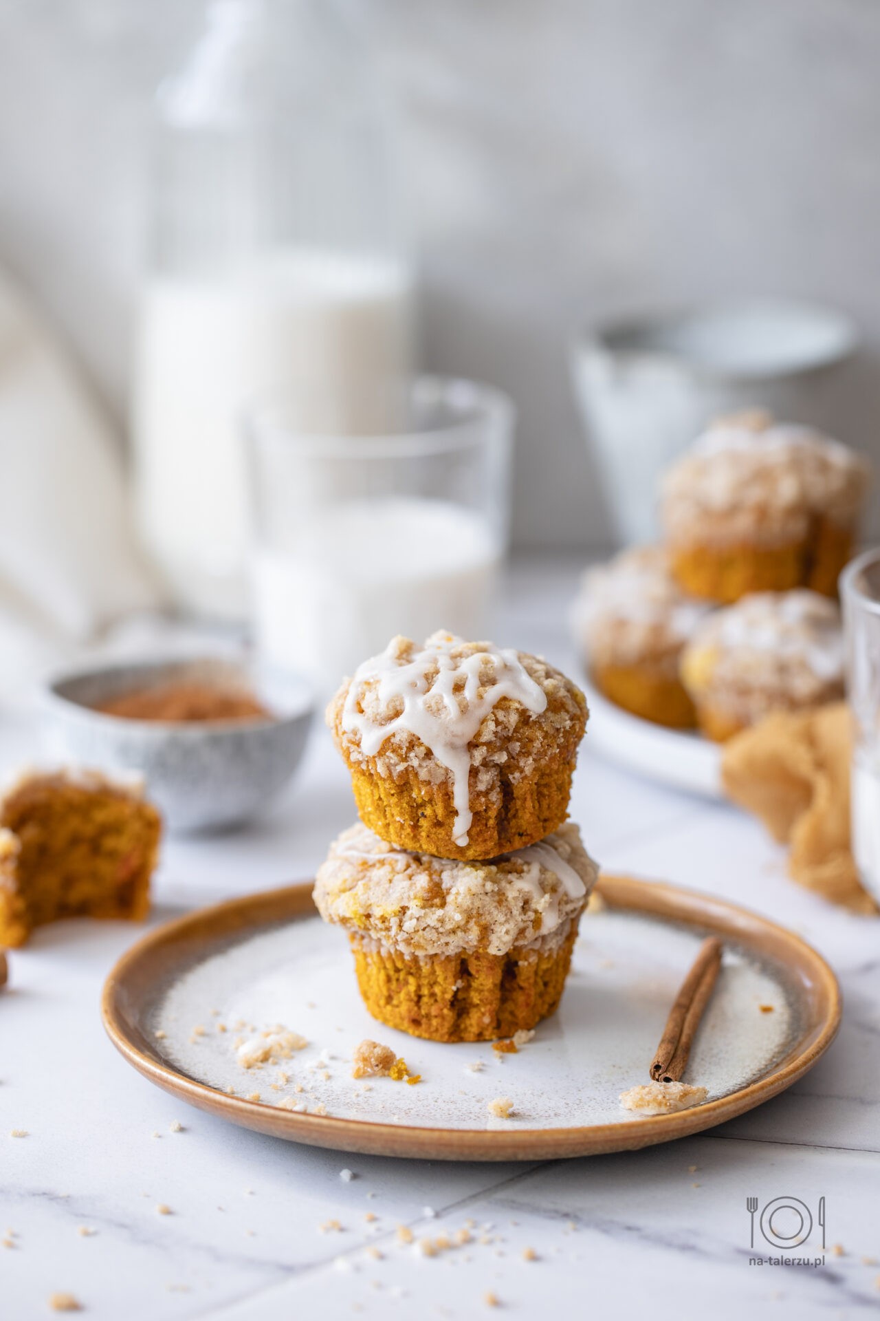 Muffinki dyniowe z kruszonką